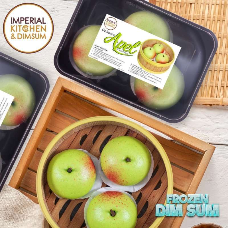 Jual Imperial Kitchen & Dimsum Bakpao Apel Isi Wijen Hitam - Frozen ...