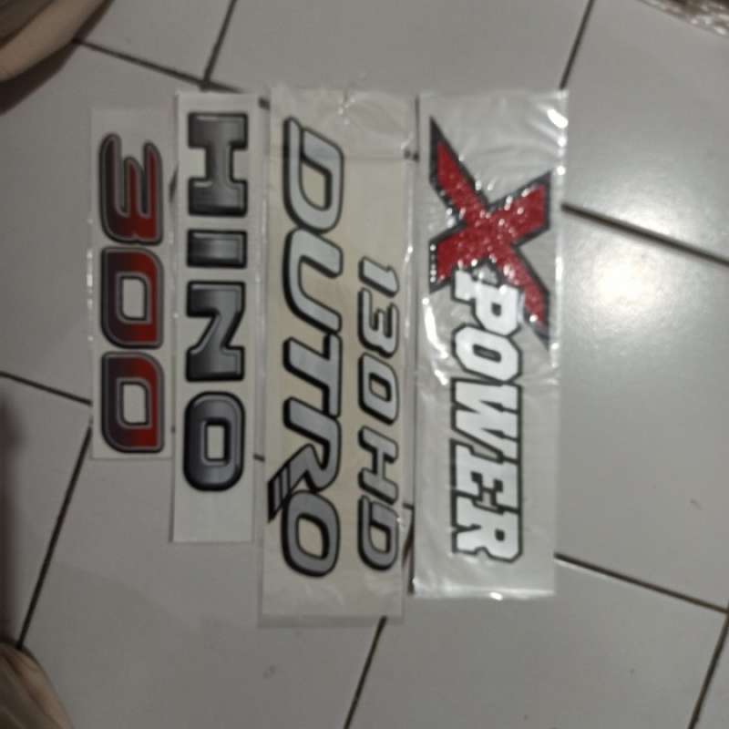 Promo Stiker Hino 300 130Hd Dutro X Power Diskon 26% di Seller Tune Up ...