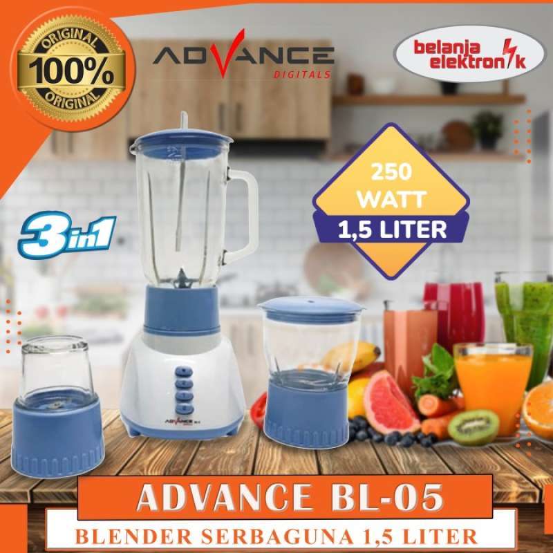 Promo Blender Juicer 3 In 1 New Advance Bl-5 Multi Fungsi Diskon 35% Di Seller Goodwell ...