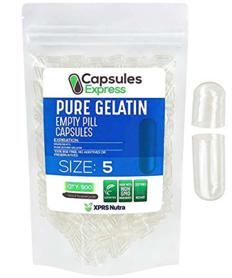 Jual XPRS Nutra Size 5 Empty Capsules - Very Small Empty Gelatin ...