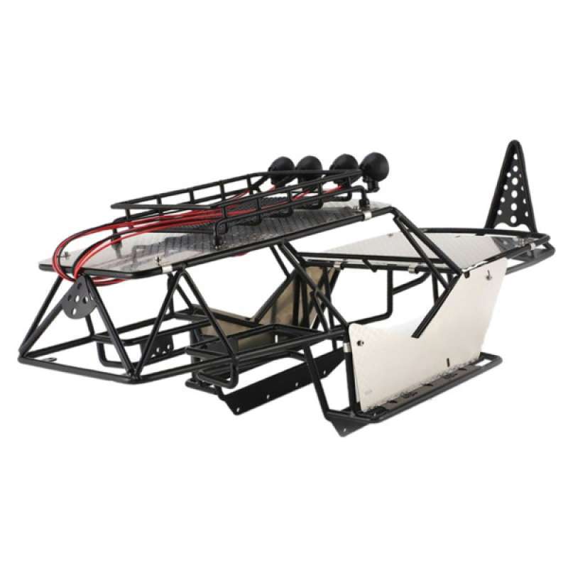 Promo 1/10 RC Axial Wraith Steel Frame Body Roll Cage with Roof Rack ...