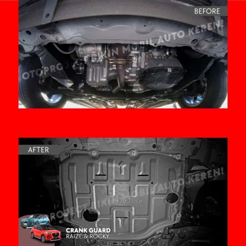 Jual Crank Guard / Cover Pelindung Bawah Mesin Otoproject Rocky Di ...