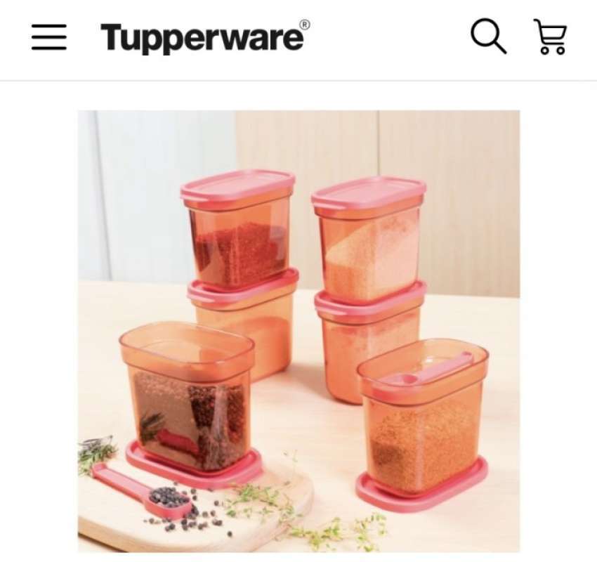 Jual tupperware umami collection ungu 4 pcs @ 500ml di Seller NiaGaraa ...