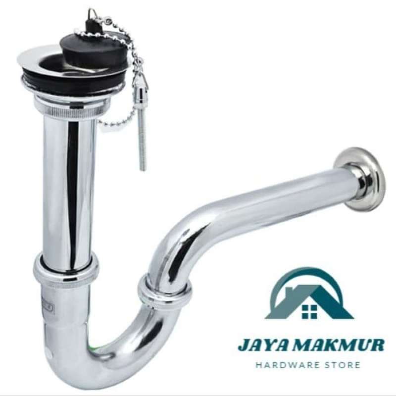 Promo Air Pop Up Sifon Pembuangan Air Wastafel - Siphon Ss Diskon 35% ...