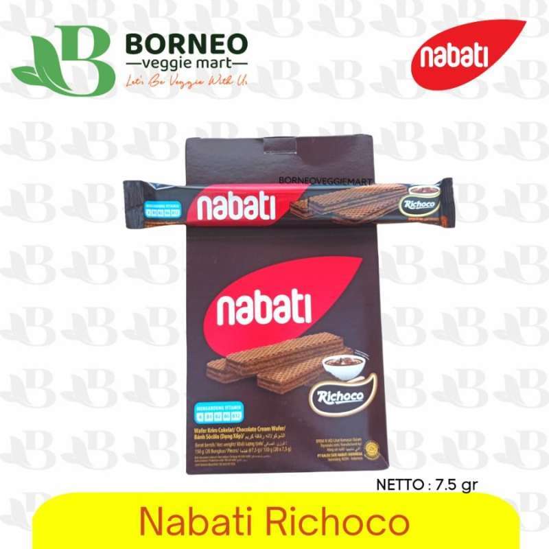 Jual Nabati Wafer Richoco 7.5g di Seller Borneo veggiemart - Bekasi ...