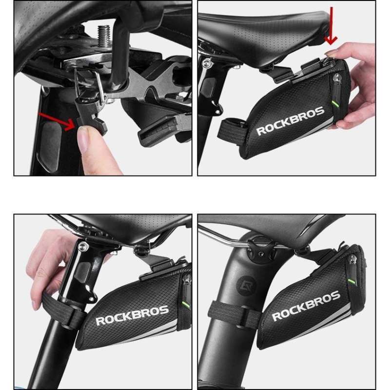 Jual Rockbros Tas Sepeda Mini Bicycle Saddle Rear Bag Gowes Gunung C28 ...