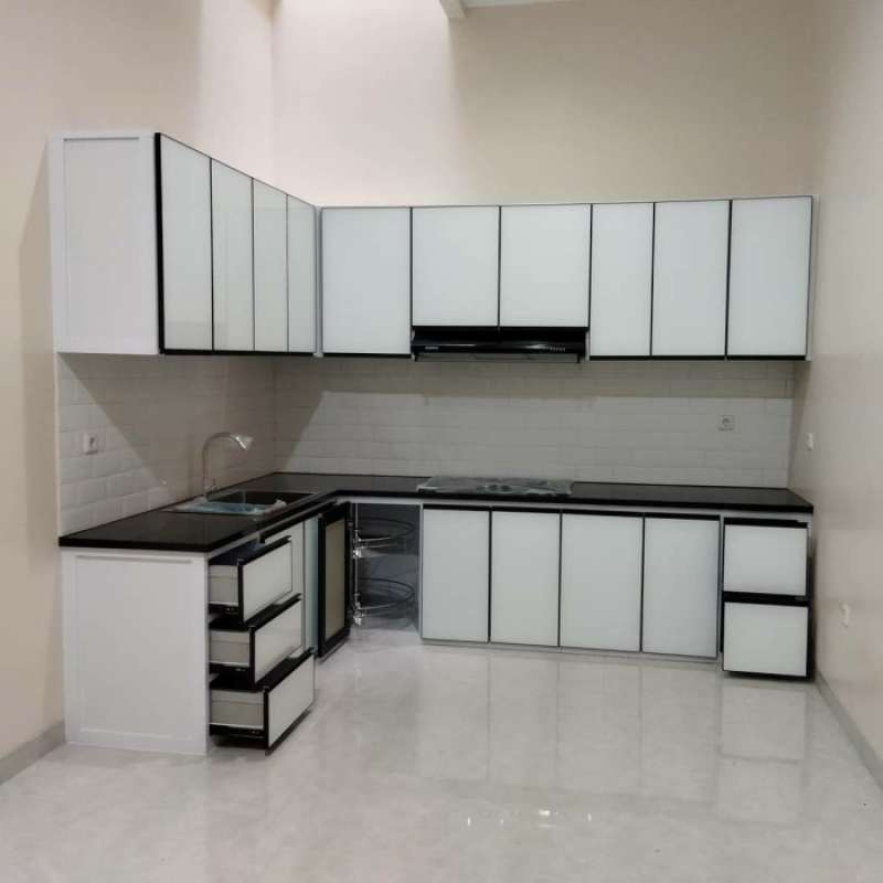 Jual kitchen set aluminium + kaca superwhite di Seller NiaGaraa - Kapuk ...