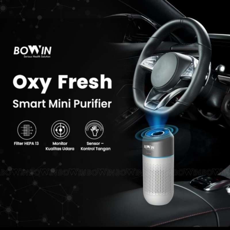 Jual Bowin Airpurifier Car- Oxy Fresh Mini (hepa Filter13 & Filter ...