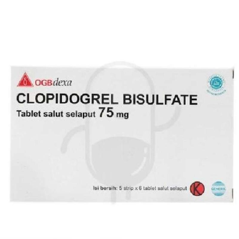 Jual CLOPIDOGREL OGB DEXA MEDICA 75 MG BOX 30 TABLET di Seller APOTEK ...