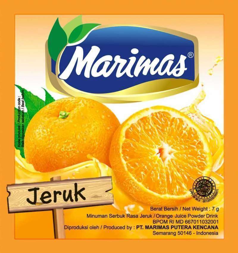 Jual Marimas Powder Drink Rasa Jeruk [7 gram- 10 Saschet ] di Seller ...