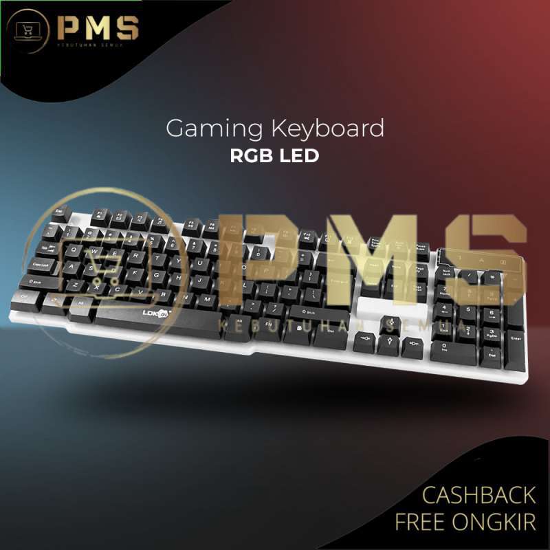 Promo Gaming Keyboard Rgb Led Wired - R260 - Black Diskon 25% Di Seller ...