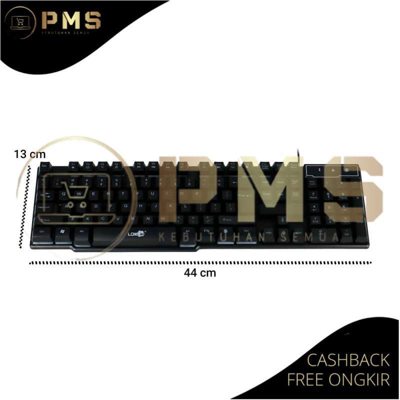 Promo Gaming Keyboard Rgb Led Wired - R260 - Black Diskon 25% Di Seller ...