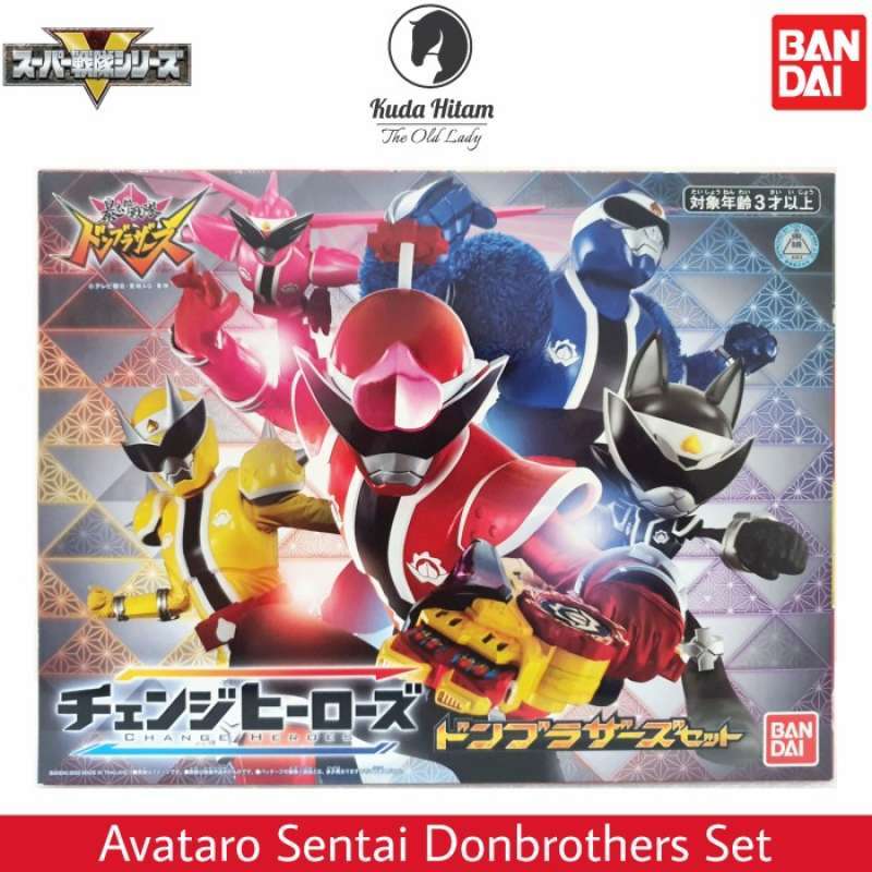 Jual Bandai Avataro Sentai Donbrothers Change Heroes Don Brothers Set ...