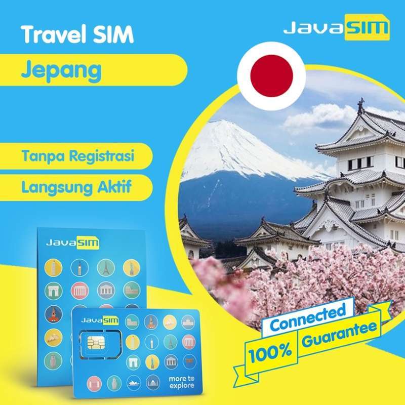 Promo JavaSIM SIM Card Japan Unlimited | SIM Card Jepang Diskon 50% di ...