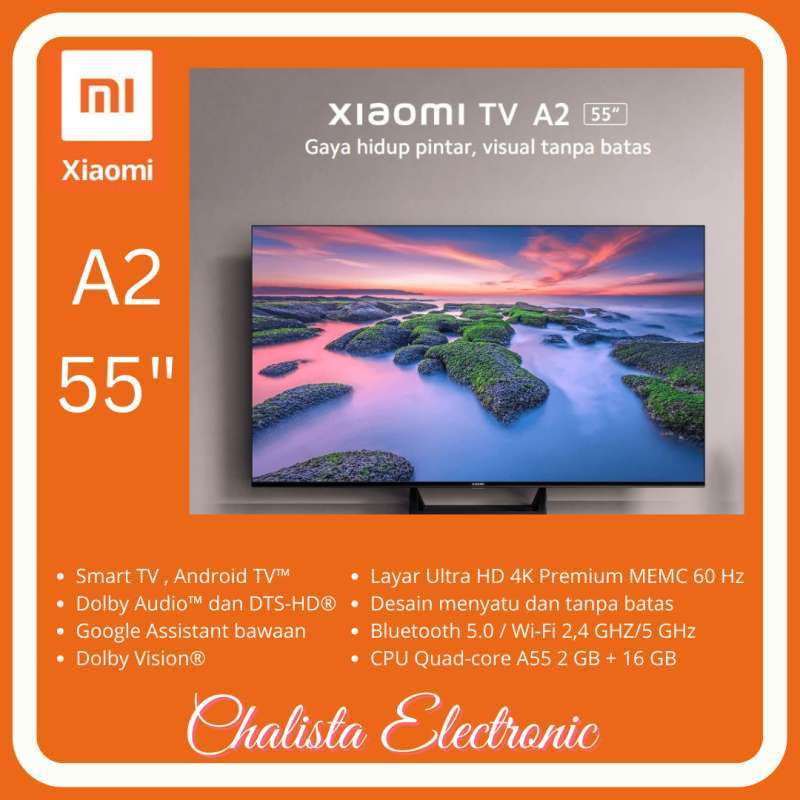 Jual Xiaomi Mi Limitless 55A2 55 inch SMART LED TV 4K UHD Android ...