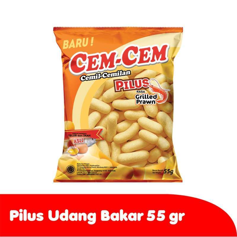 Jual CEM-CEM PILUS UDANG BAKAR 55 GR di Seller TONG HIEN - Gajah ...