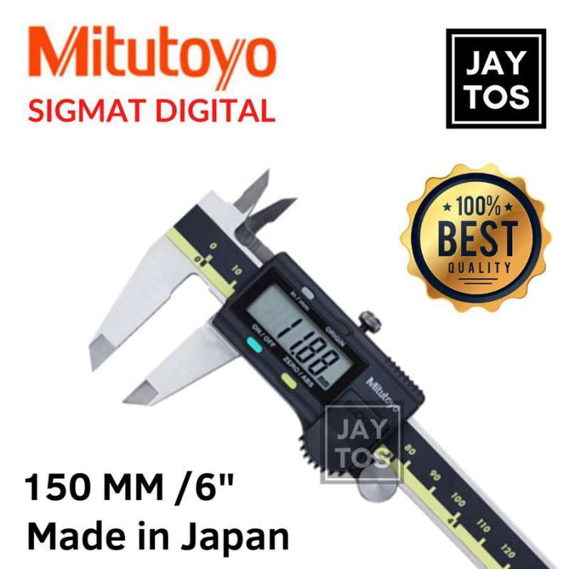 Jual MITUTOYO SIGMAT DIGITAL / JANGKA SORONG DIGITAL 6 150 MM Japan di Seller Jaytos - Kota ...