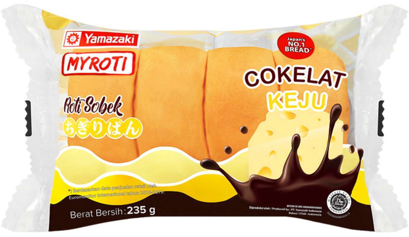 Promo Yamazaki MyRoti Roti Sobek isi Coklat Keju Diskon 3% di Seller ...
