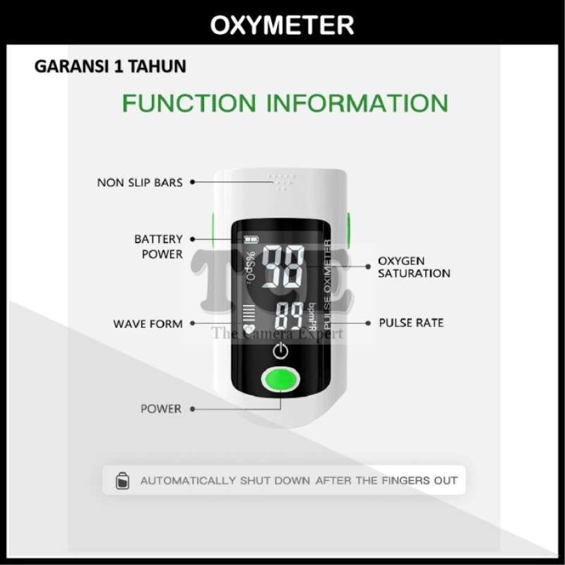Jual Oxymeter Oximeter Fingertip Pulse Alat Pengukur Oksigen Darah ...