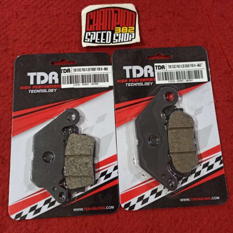 Promo Paket Disc Pad Kampas Rem Depan Belakang Tdr Racing Yamaha Nmax ...