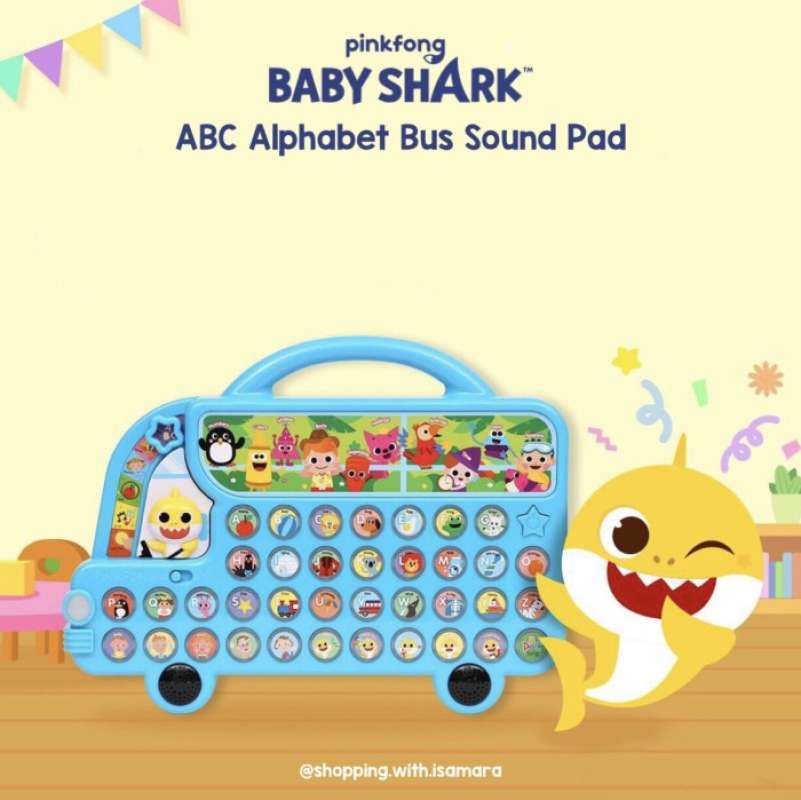 Promo Pinkfong Baby Shark Alphabet Bus Diskon 26% di Seller Hobby Land ...