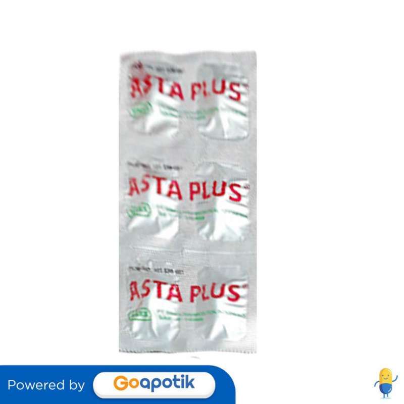 Jual ASTA PLUS STRIP 6 KAPLET di Seller Apotek Medison Care - Dinoyo ...