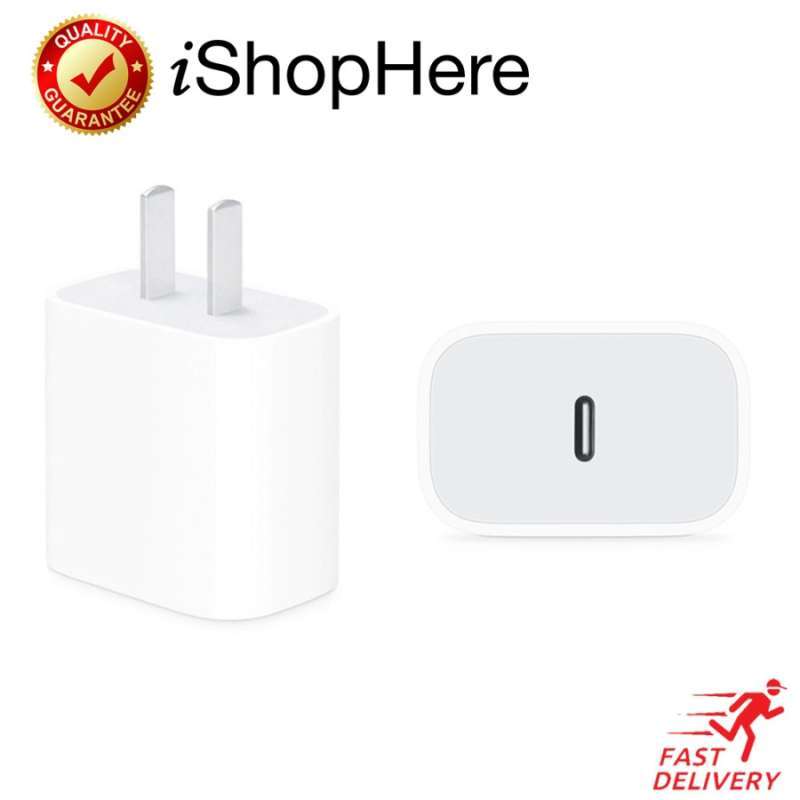 Jual Adaptor Charger iPhone Type C 18W PD Fast Charging Single Port di ...