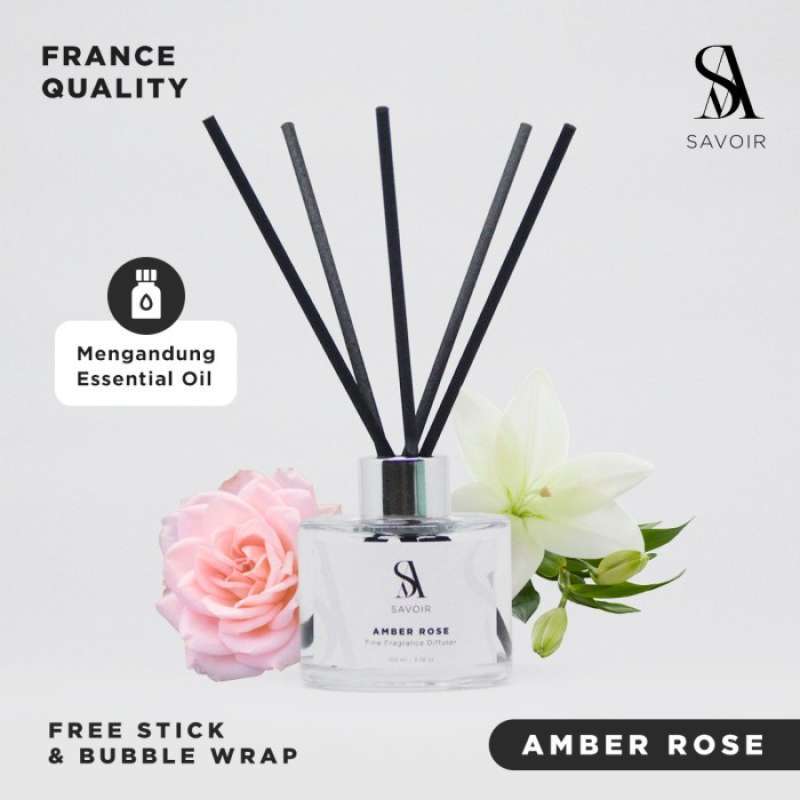 Jual Savoir Amber Rose Reed Diffuser 100 Ml - Inspired By Jo Malone di Seller Zafran Storee - Jl ...