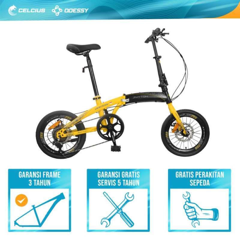 Jual Sepeda Lainnya Sepeda Lipat Odessy 20 Od Lp 20 36 - 7 Speed Harga ...