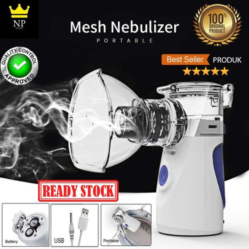 Jual NEBULIZER MESH PORTABLE ALAT UAP BANTU PERNAFASAN ASMA INHALASI ...