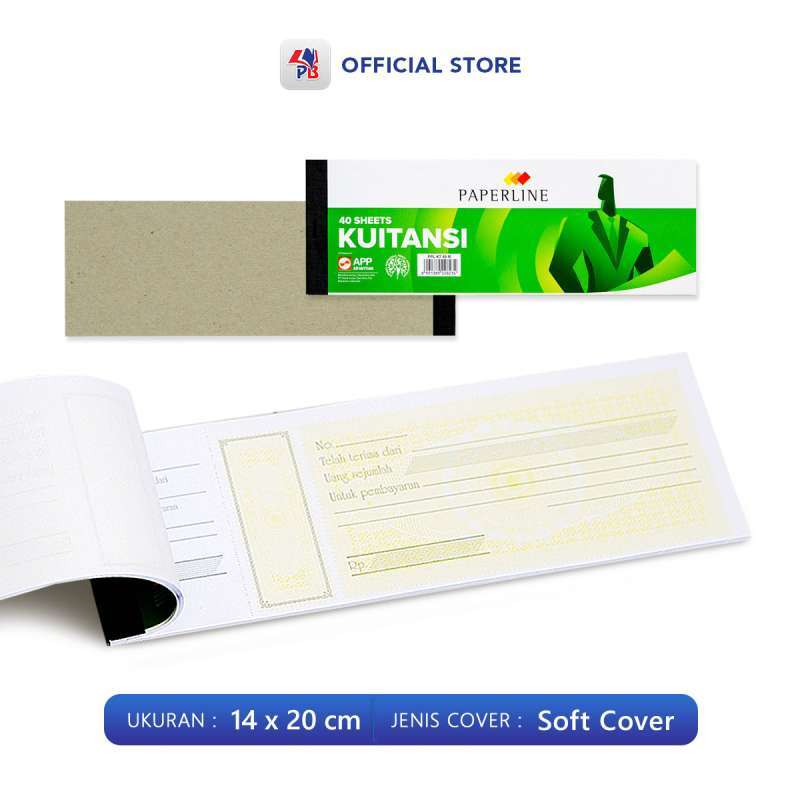Jual Buku kwitansi /Kwitansi custom / Kwitansi Paperline PPL KT 40 M ...