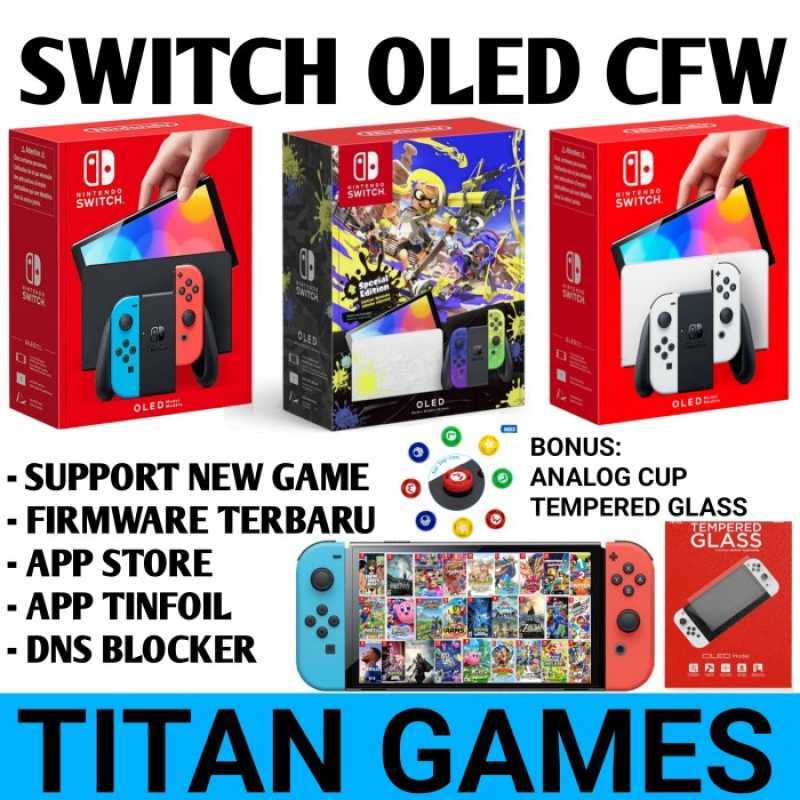 Promo NINTENDO SWITCH OLED CFW 256GB FULL GAME OLED CONSOLE CFW Diskon ...