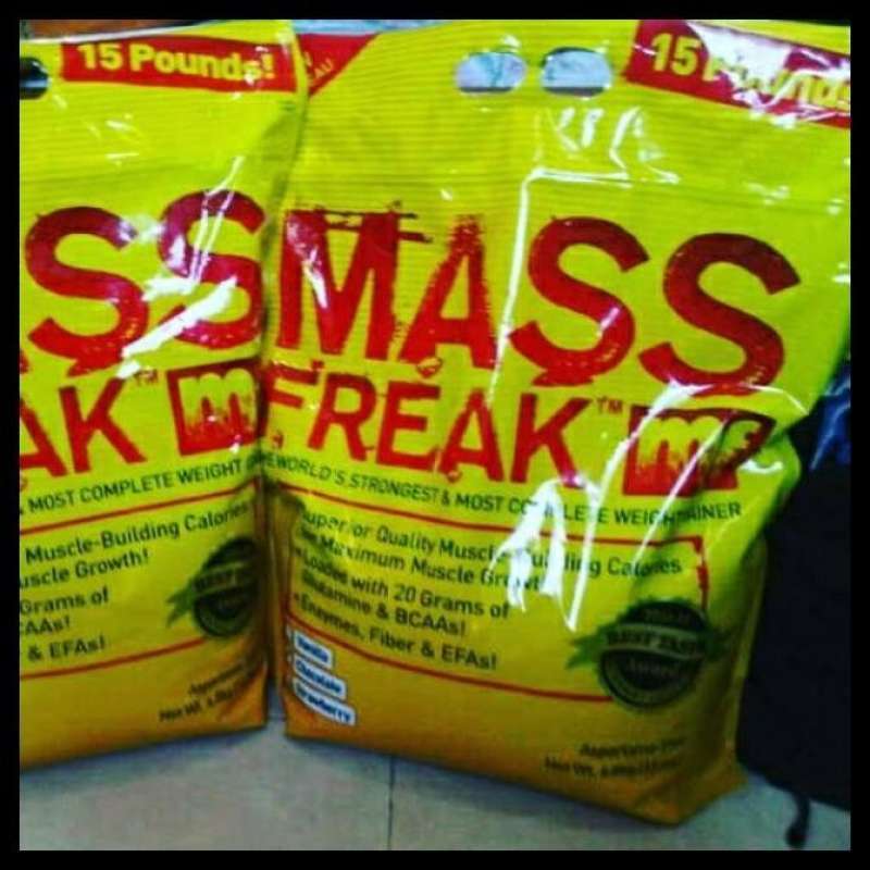 Jual Mass Freak Gainer Ecer 2 Lbs Penambah Berat Badan Dan Massa Otot ...