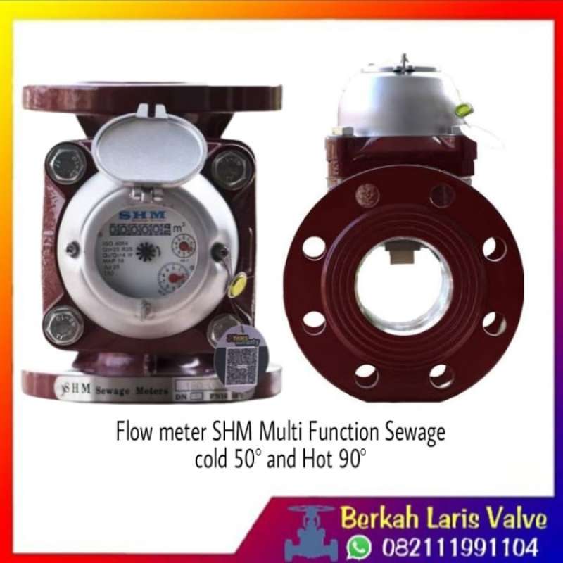 Promo FLOW METER / WATER METER SHM AIR LIMBAH DN100 (4INCH) Diskon 33% ...