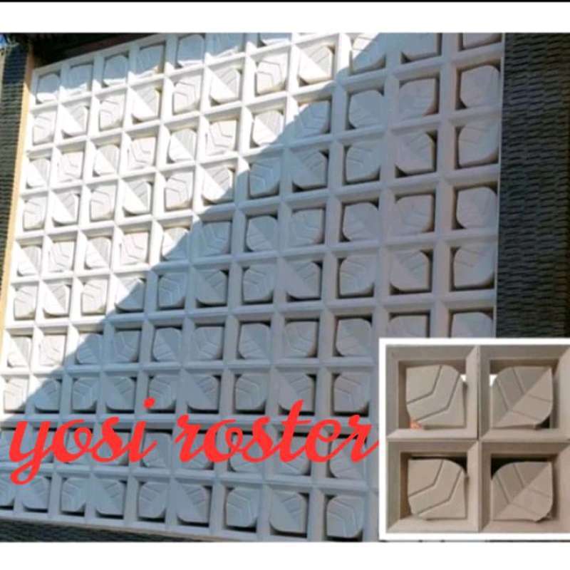 Jual Roster Beton Motif Daun Original Murah - Harga Diskon Juni 2024 ...