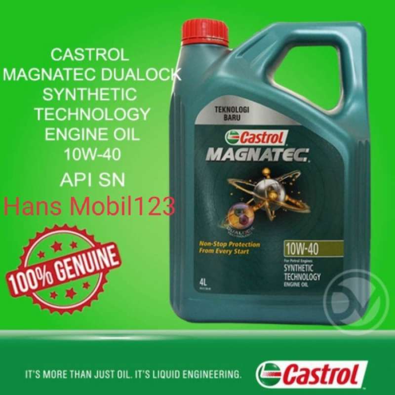 Promo Castrol Magnatec 10w-40 Api SN Original ðŸ’¯ Diskon 23% di Seller ...