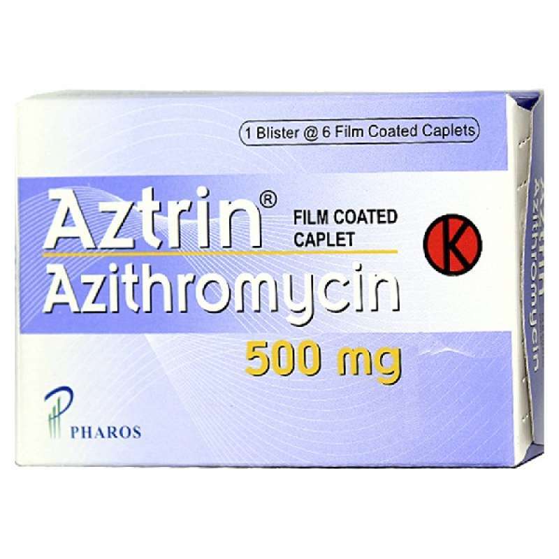 Promo AZTRIN (AZITHROMYCIN 500 MG 6 TABLET WAJIB RESEP) Diskon 23% di ...