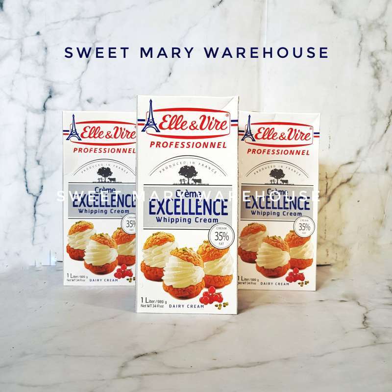 Jual Elle Vire Whipping Cream 1 Liter Excellence MURAH JKT di Seller ...
