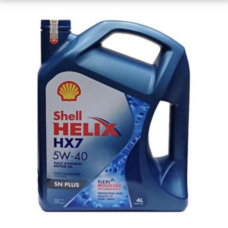 Promo OLI SHELL HELIX HX7 5W-40 4 liter Diskon 23% di Seller Huma Auto ...