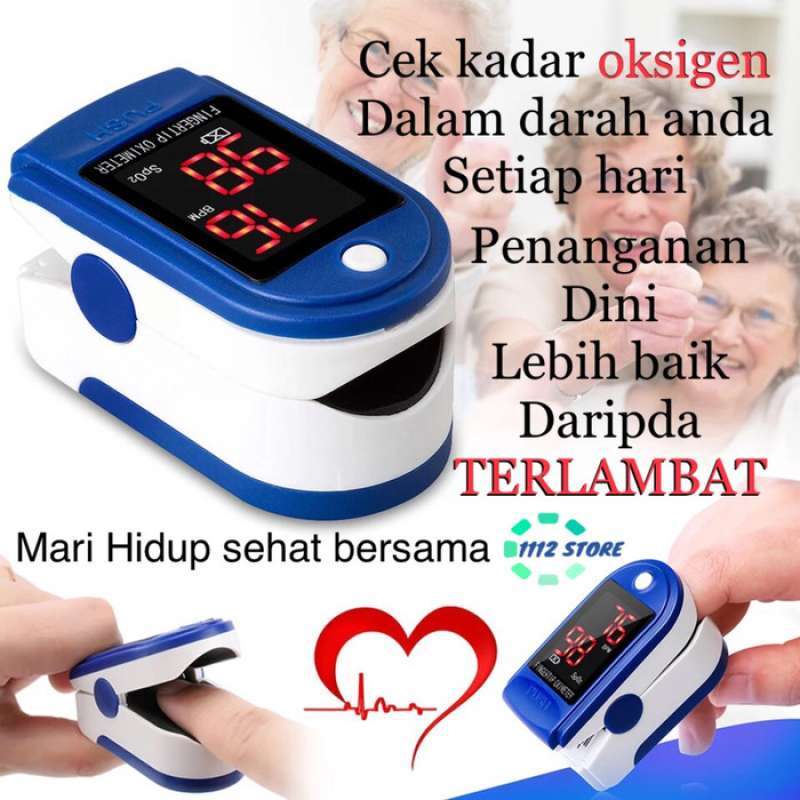 Promo Oxymeter untuk mengukur kadar oksigen dalam darah dan detak ...