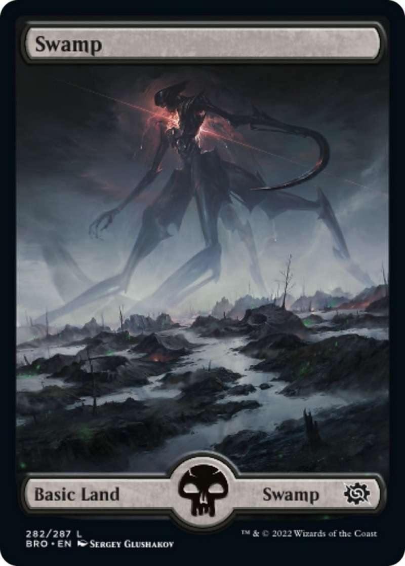 Jual Kartu MTG - Swamp (Full Art Basic Land) - BRO - Common - EN - 282 ...