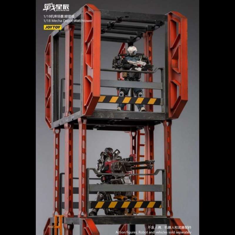 Jual Joytoy 1/18 Mecha Depot Watchtower Observation Tower Diorama Set ...