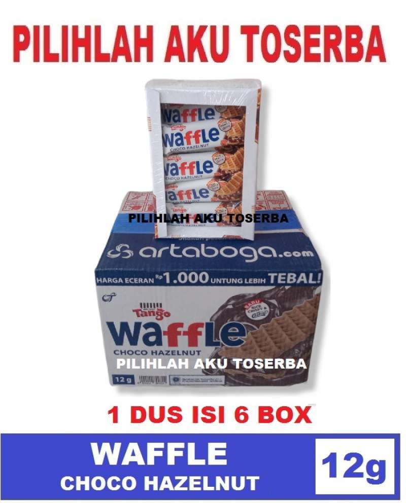 Jual Tango WAFFLE Choco Hazelnut 12 gram - ( HARGA 1 DUS isi 6 box ) di ...
