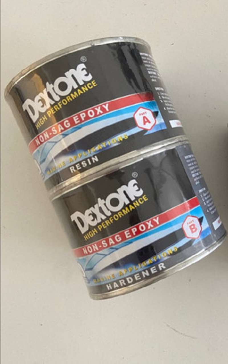Jual Lem Epoxy Non Sag Dextone 170gr Dempul Kapal 2 Komponen Resin ...