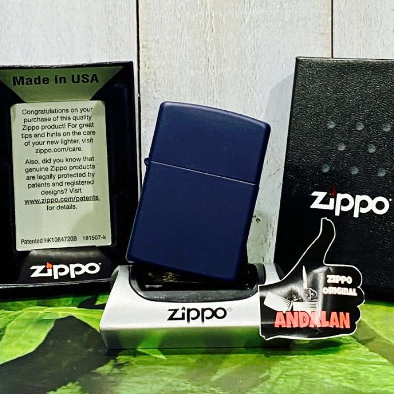 Promo Zippo Original 239 Navy Blue Diskon 23% Di Seller Megatron Store ...