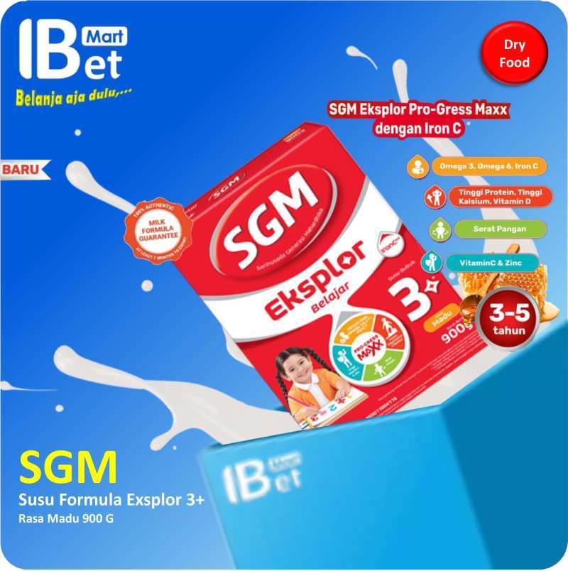Promo Sgm Susu Formula Exsplor 3+ Rasa Madu 900 G Diskon 8% Di Seller Ibet Mart - Kembangan ...