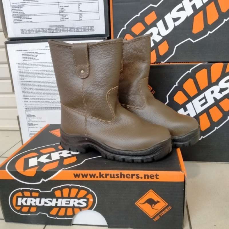 Promo Sepatu Krushers TEXAS safety shoes krusher texas brow Diskon 23% ...