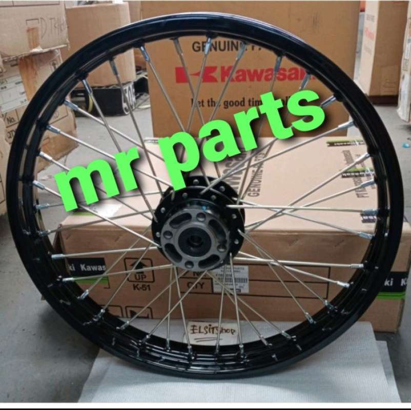 Jual Pelek Velg Velek Roda Depan Assy W175 Se Cafe Original Di Seller ...