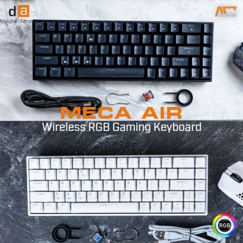Promo DIGITAL ALLIANCE MECA AIR WIRELESS RGB - GAMING KEYBOARD Diskon ...