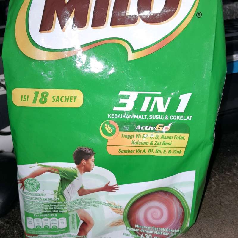 Jual Milo 3in1 isi 18sachet 630g di Seller TOKO SUSU MURAH OVI - Rawa Badak Selatan, Kota ...